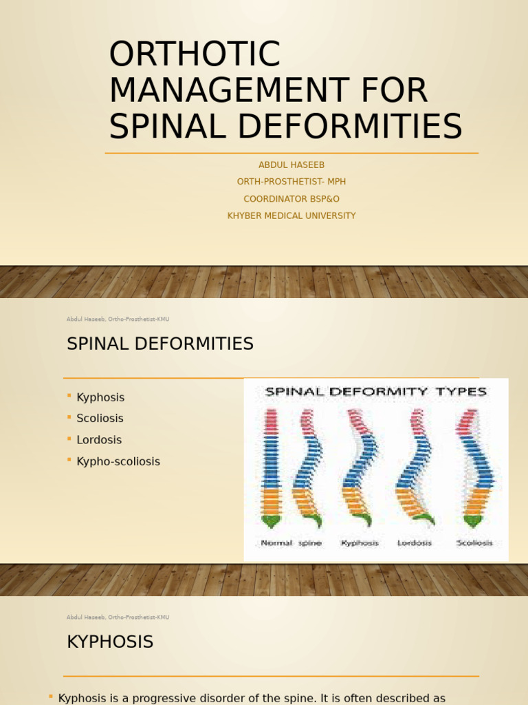 10 P&O Spinal Deformity | PDF | Scoliosis | Skeletal System