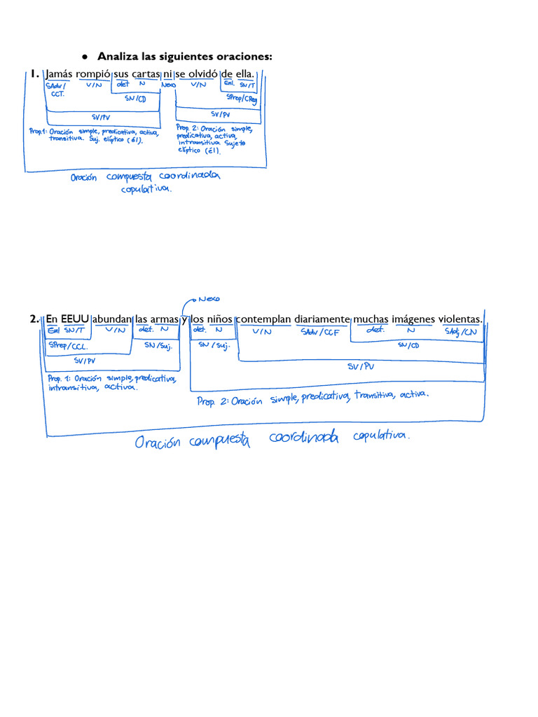 9.5 Análisis de Oraciones Coordinadas_ (1) | PDF