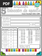 Formato Boletas 1° A 6° 2024-2025 | PDF | Educación primaria | Escuelas
