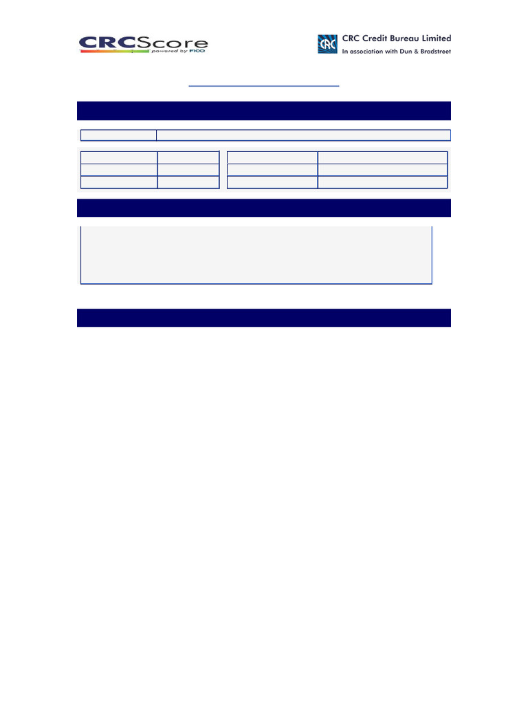 Fico Score Report | PDF