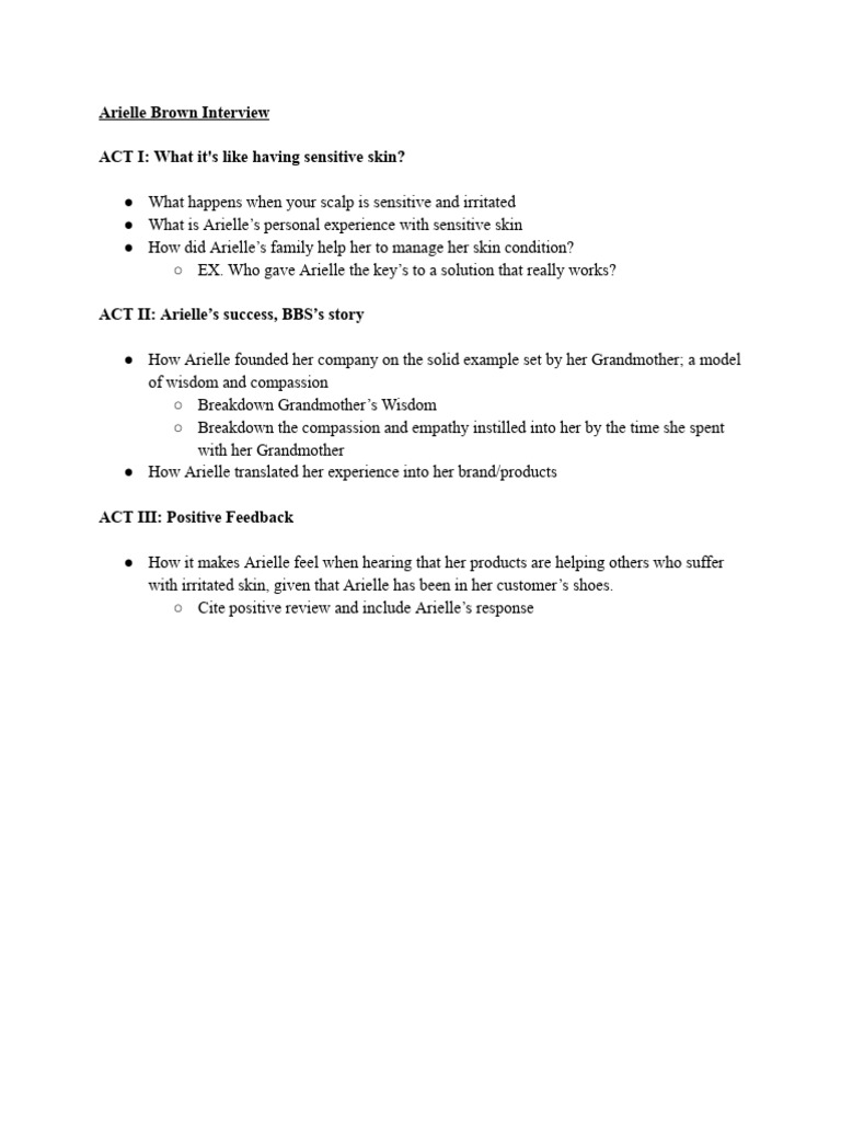 Arielle Brown Interview.pdf | PDF