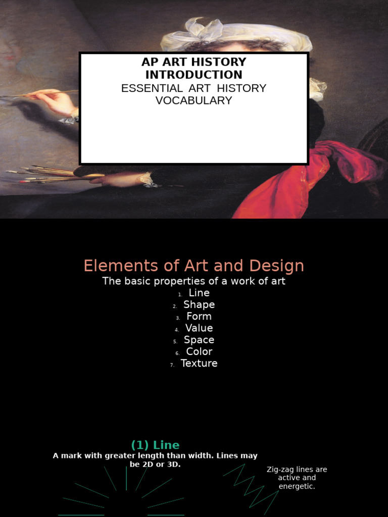 003 - Essential Art History Vocabulary | PDF | Perspective (Graphical ...