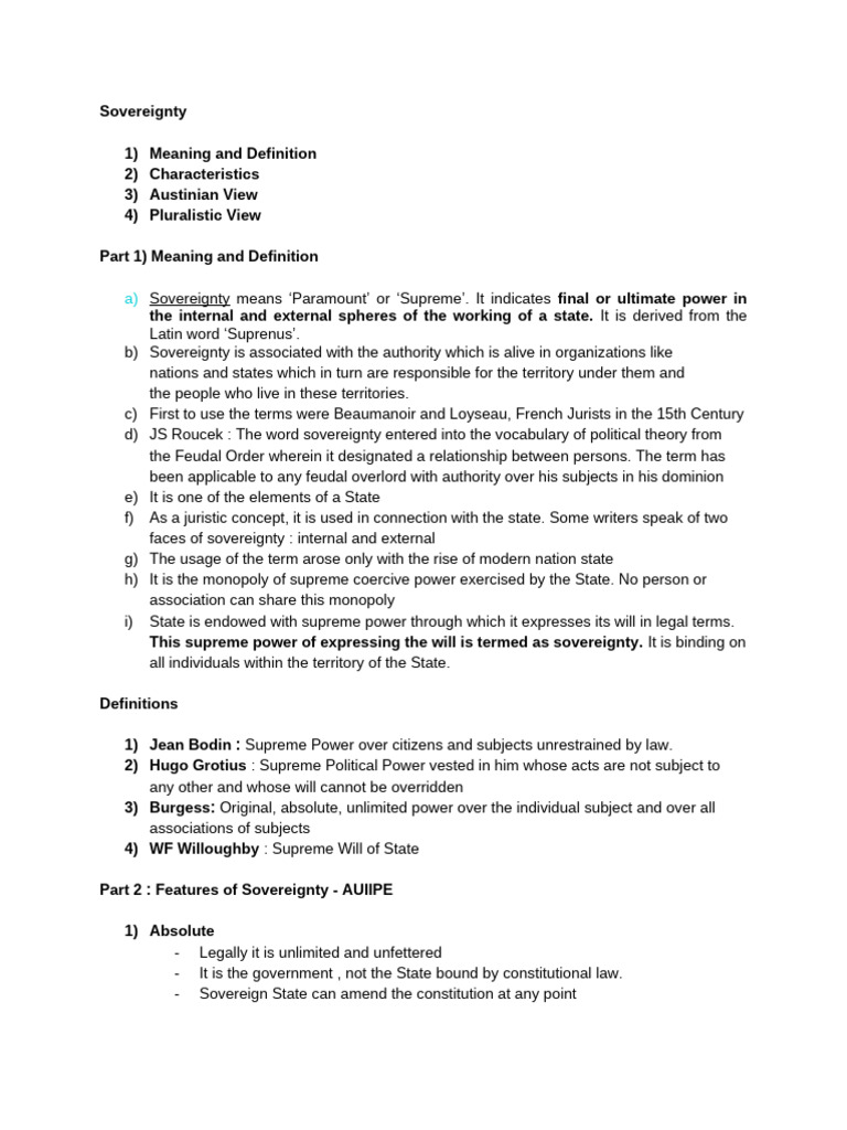 Austin's Sovereignty Theory Explained | PDF | Sovereignty | Jurisprudence