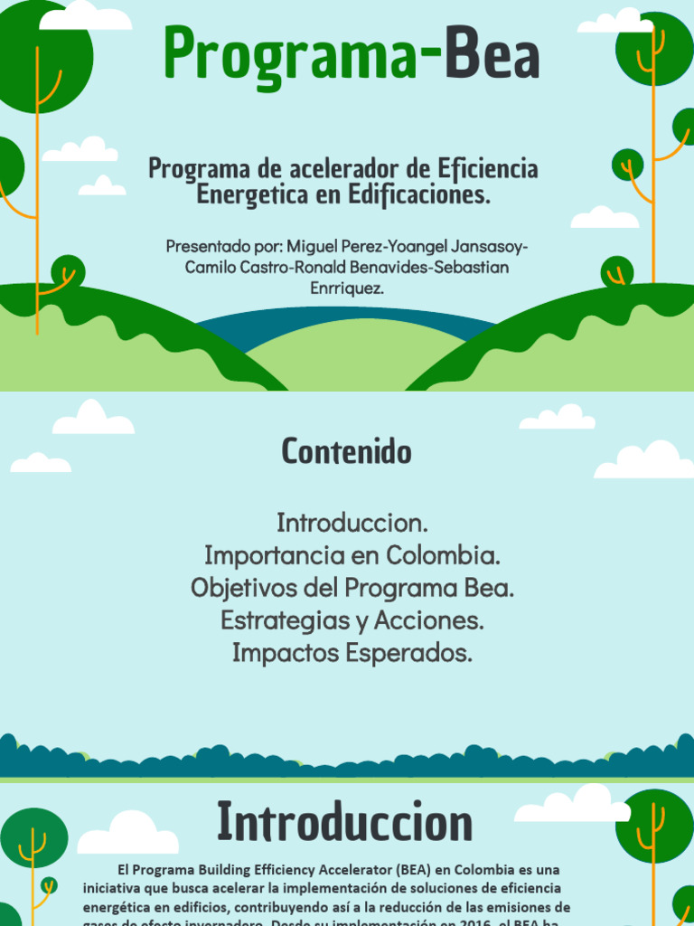 Programa Bea | PDF | Uso eficiente de energía | Sustentabilidad