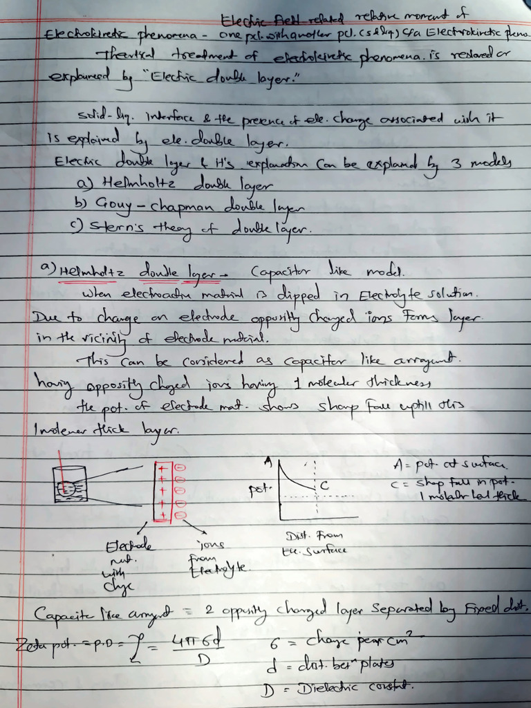 Electric double layer | PDF