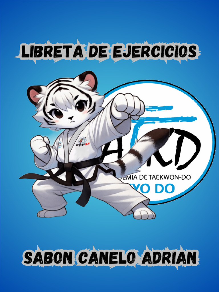 Libreta de Ejercicios de TKD ITF Utiles | PDF