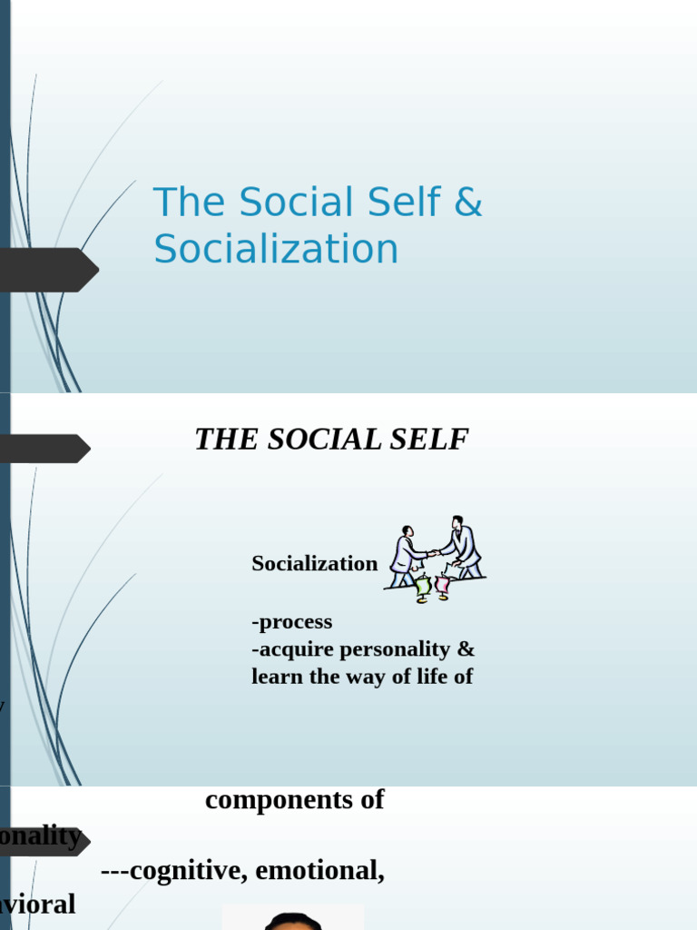 Principles The Social Self & Socialization | PDF