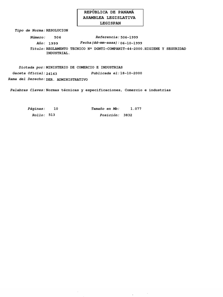 Copanit 44-2000-Ruido | PDF