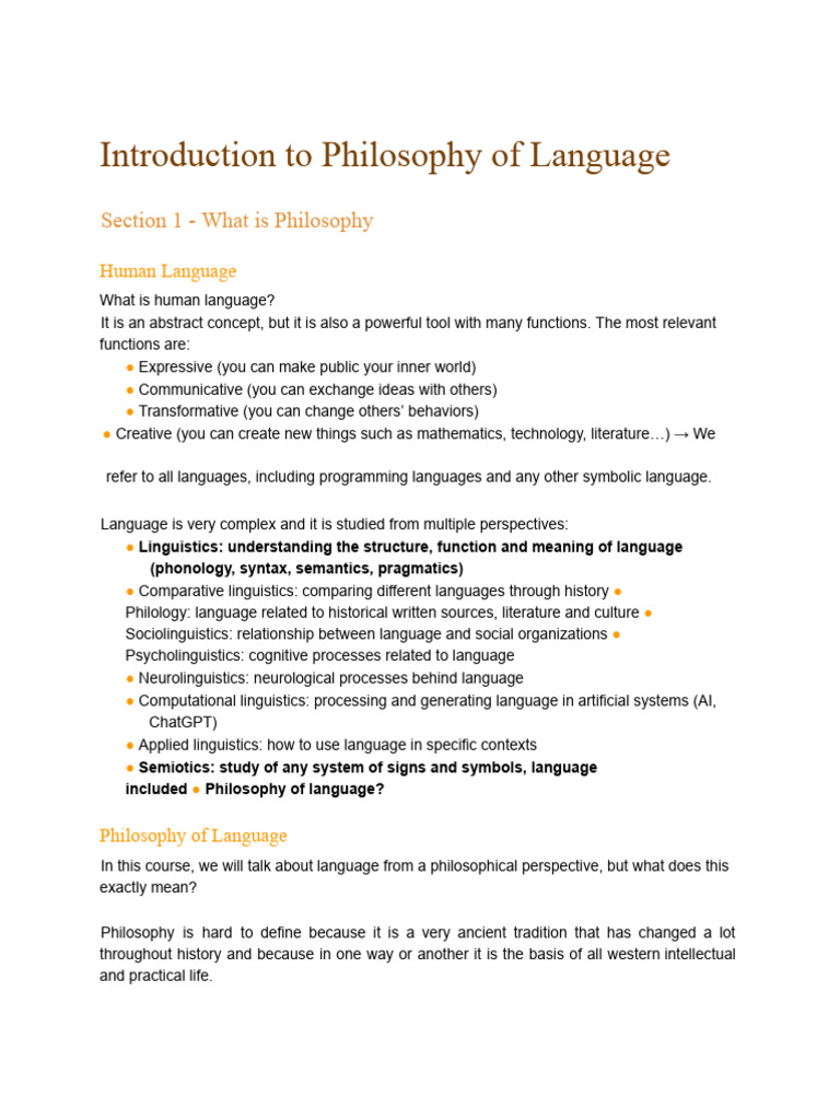 Introduction to Philosophy of Language | PDF | Argument | Inductive ...