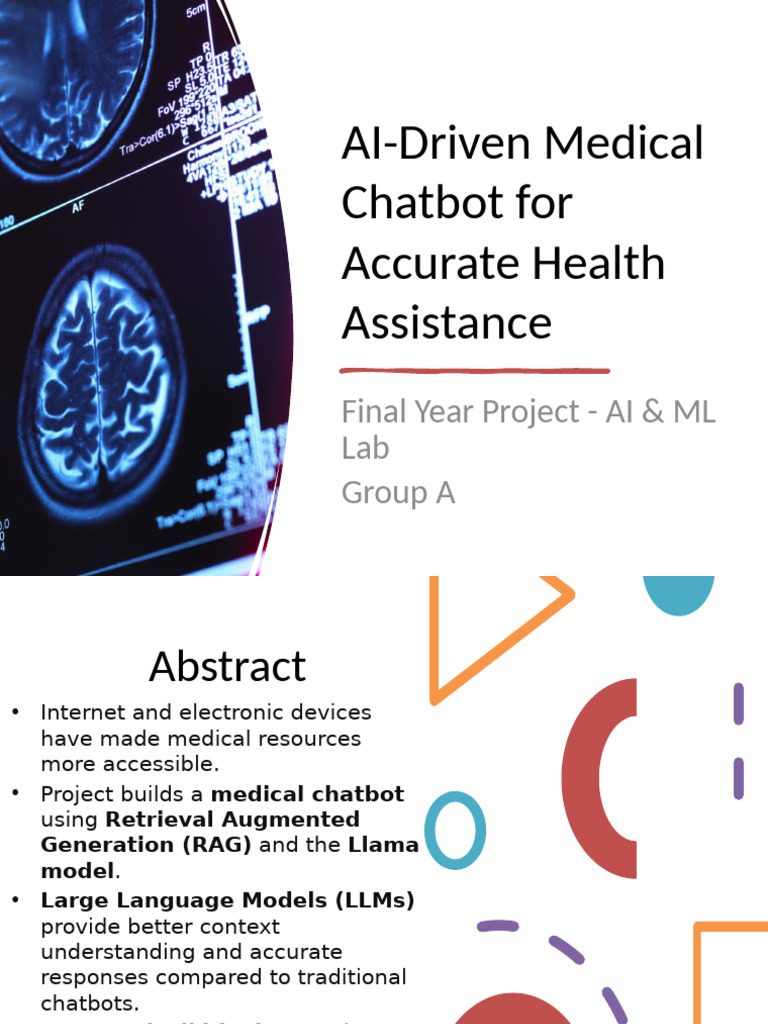 AI Medical Chatbot Presentation | PDF | Databases | Usability
