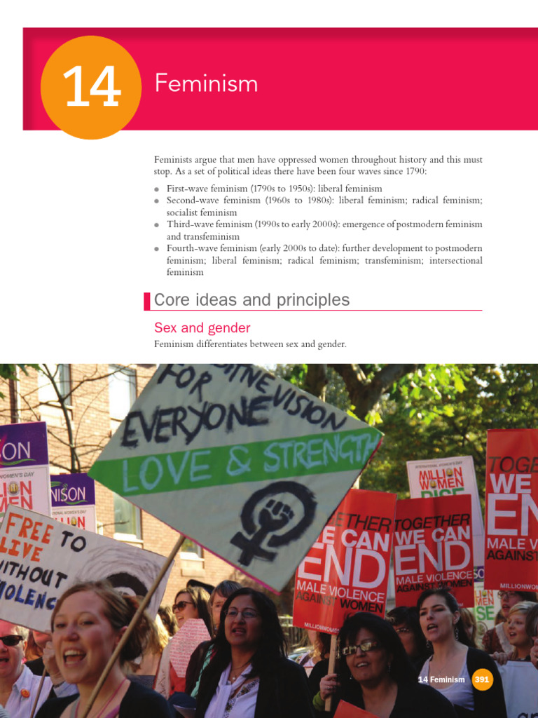 Feminism From 2023 Pearson Text Book | PDF | Gender Studies | Feminism