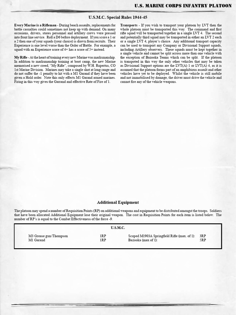 02.USMC (United States Marine Corps) | PDF | Platoon | United States ...