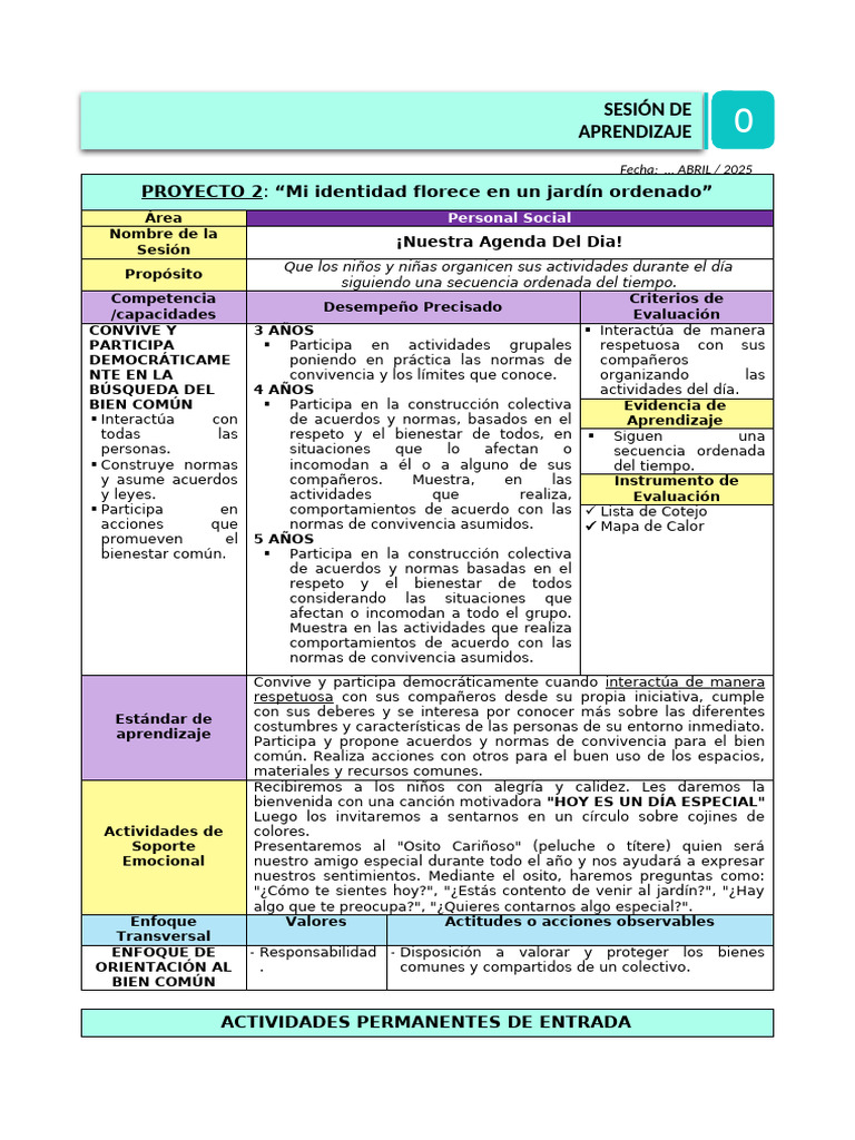 M2 - 03 - Jueves - Sesion - Iic | PDF | Aprendizaje | Salón de clases