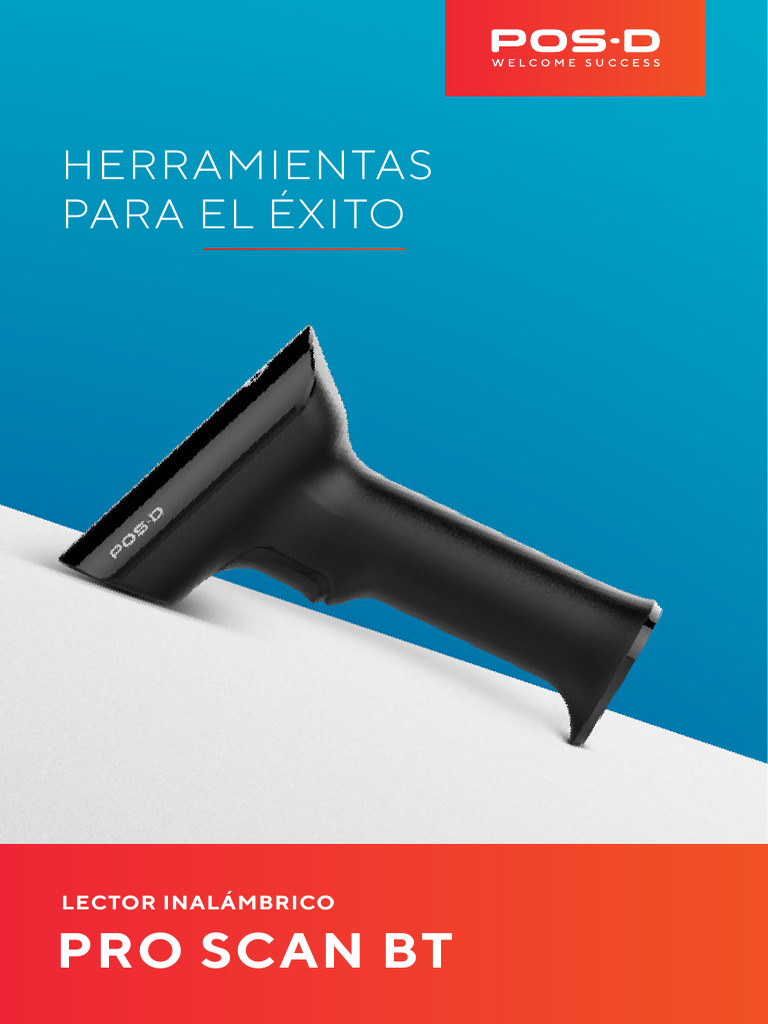 Lector - Pro Scan BT - Brochure - Es | PDF | Código de barras | Informática