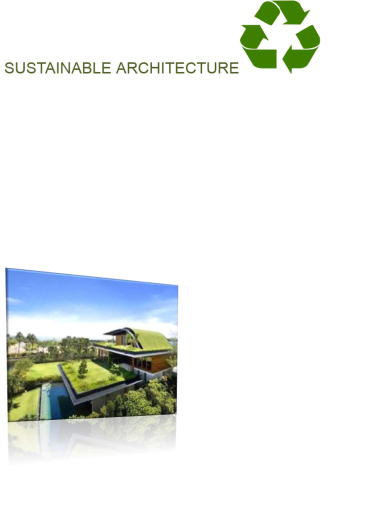 Sustainable Architecture | PDF | Sustainable Architecture | Green Building