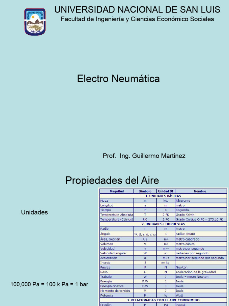 Electroneumatica | PDF | Pascal (Unidad) | Presión