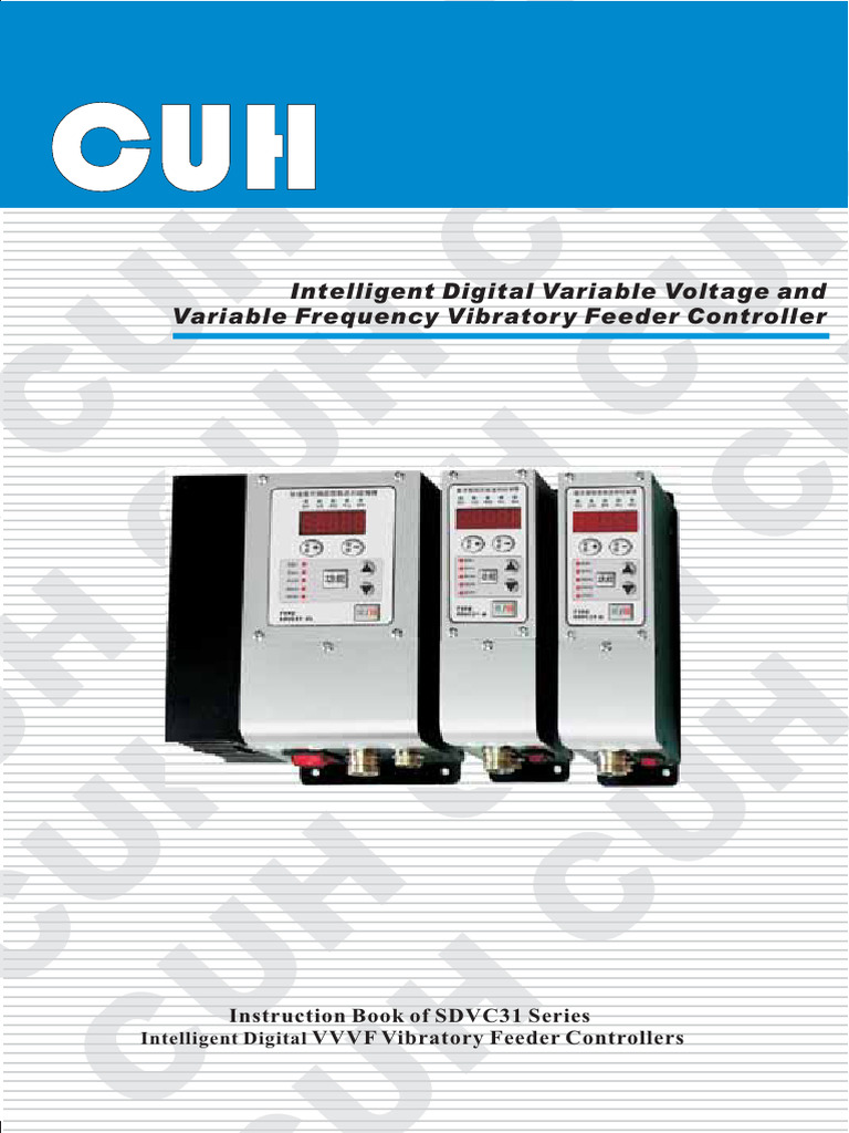 Cuh Make Vibrator Controller SDVC 31 | PDF | Resonance | Parameter (Computer Programming)