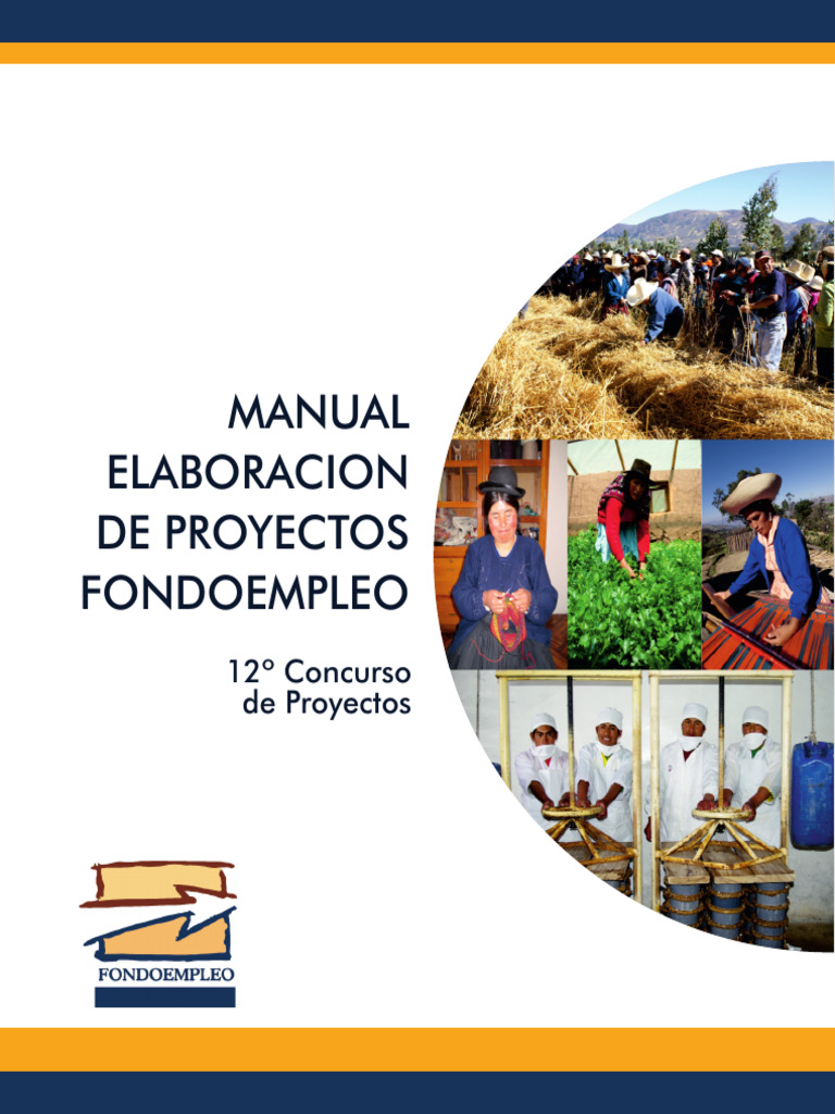 Manual Elaboracion de Proyectos Fondoemple | PDF | Empleo | Gestión de ...