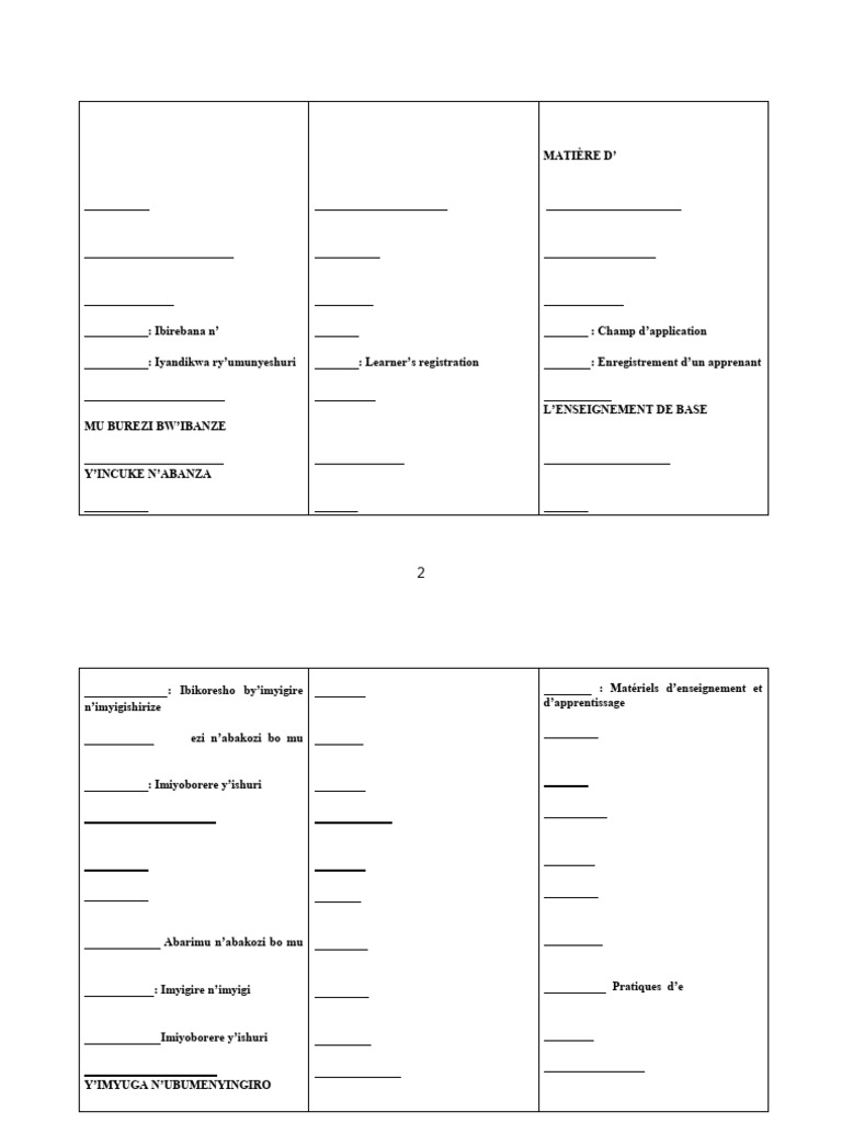 Ministerial Order Determining Standards in Education No 001MINEDUC2021 ...