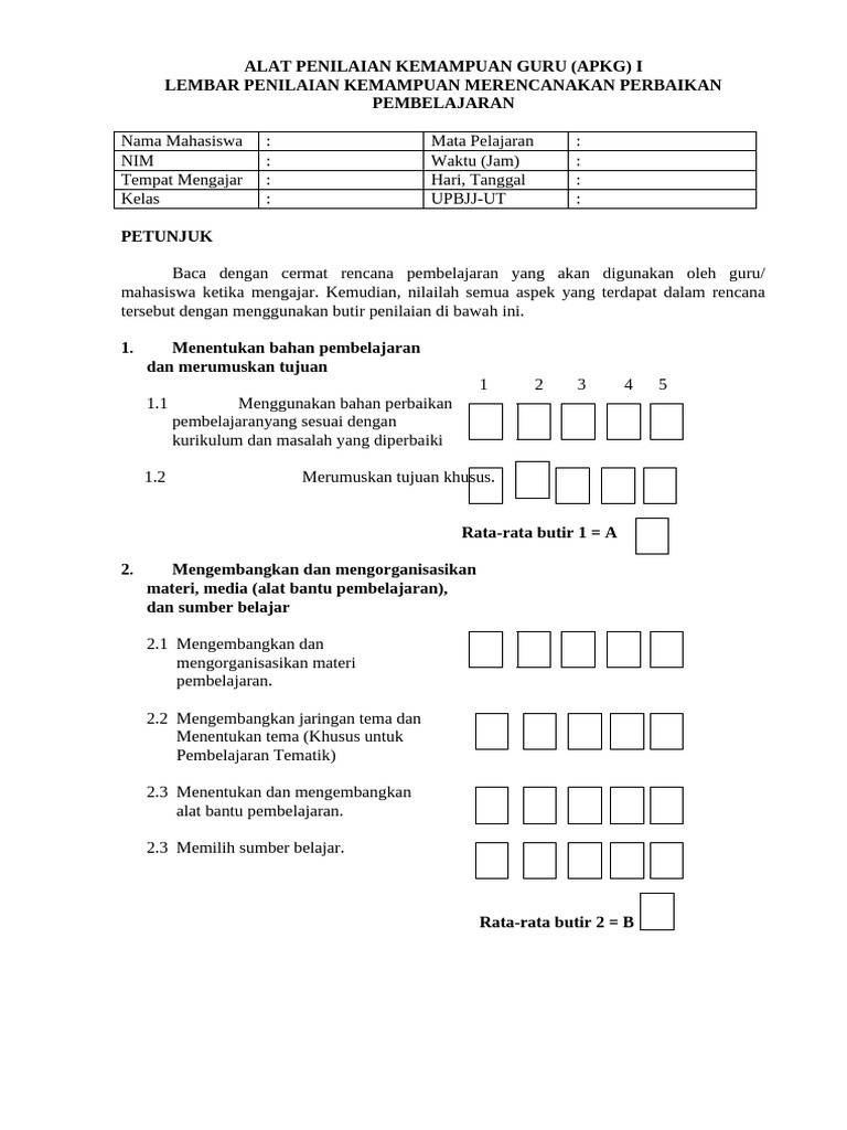 Pertemuan 3 - Apkg-1-Dan-2 - PKP PGSD - 2025 | PDF
