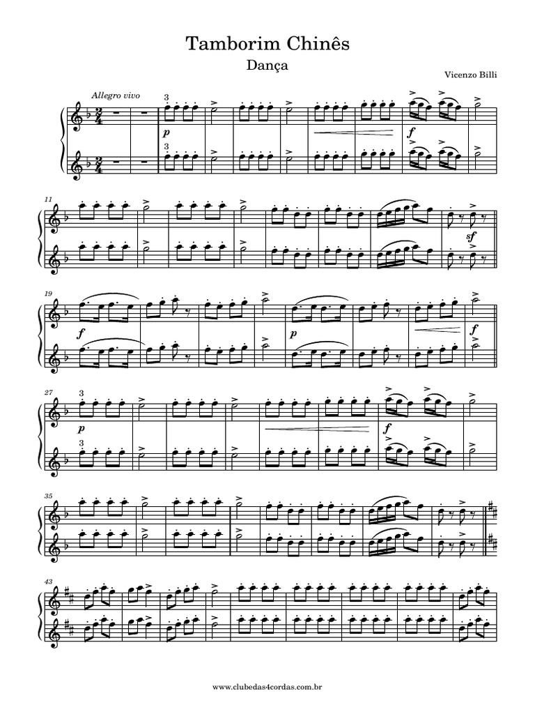 Tamborim Chines | PDF