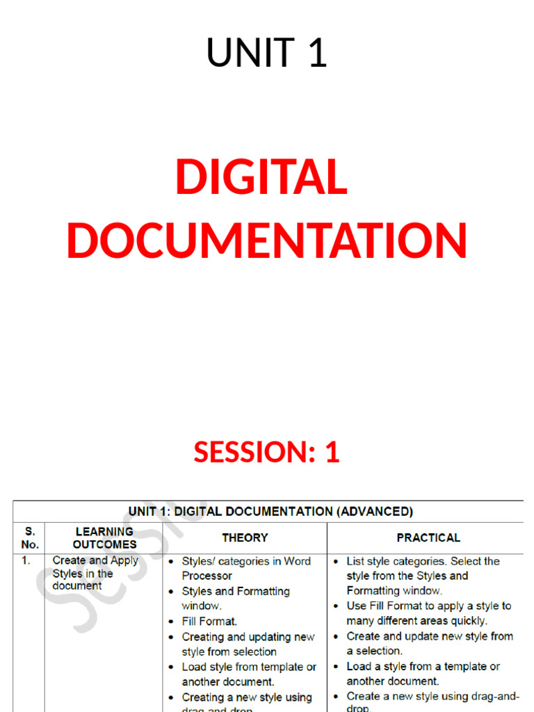 X_IT_UNIT 1 - DIGITAL DOCUMENTATION | PDF | Image Scanner | Graphical User Interfaces