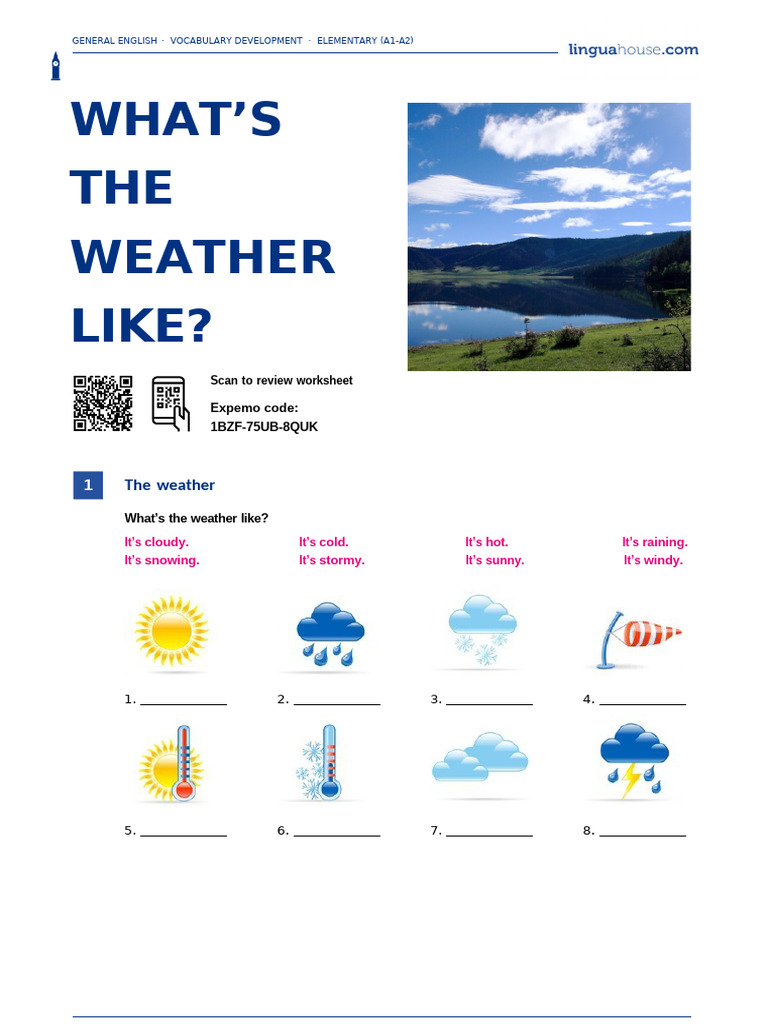 Understanding Weather Vocabulary | PDF | Linguistics