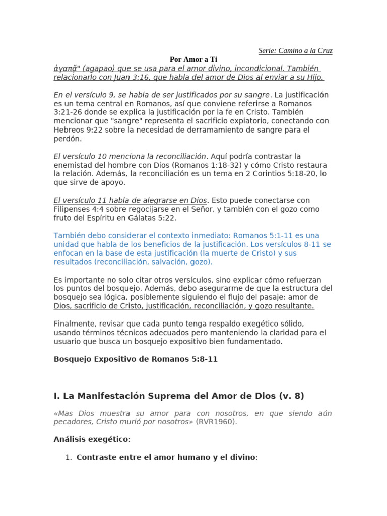 Amor, Justificación y Gozo en Romanos | PDF | Jesús | Cristo (título)