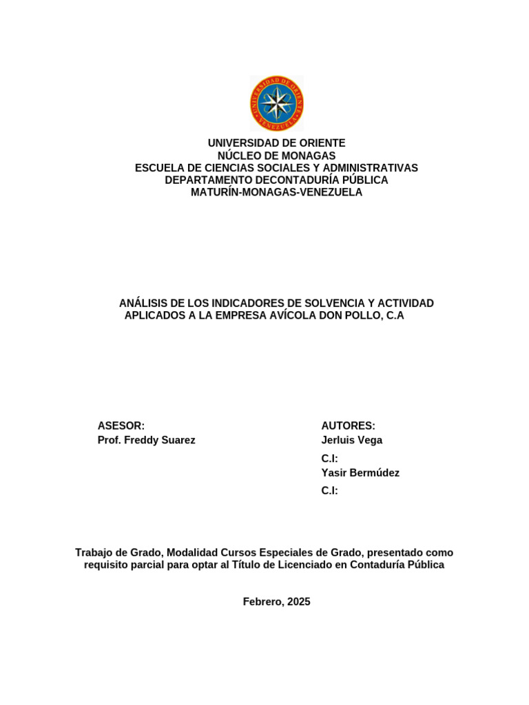 Proyecto Final Revisado Jerluis y Yasil Completo | PDF | Business ...
