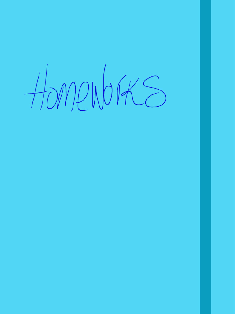 Homeworks | PDF