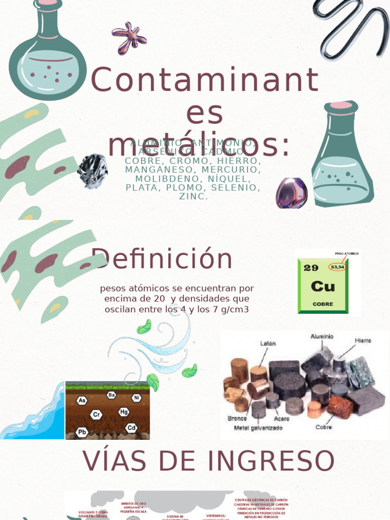 Presentación Metales | PDF | Rieles | Cobre