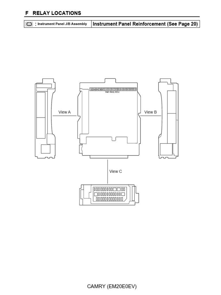 Camry Instrument Panel Assembly Guide | PDF