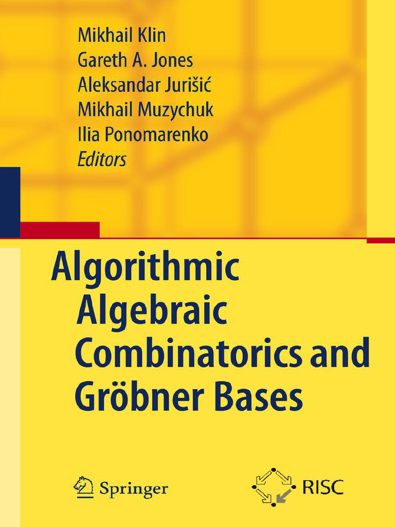 Algorithmic Algebraic Combinatorics and Grobner Bases | PDF | Combinatorics | Group (Mathematics)