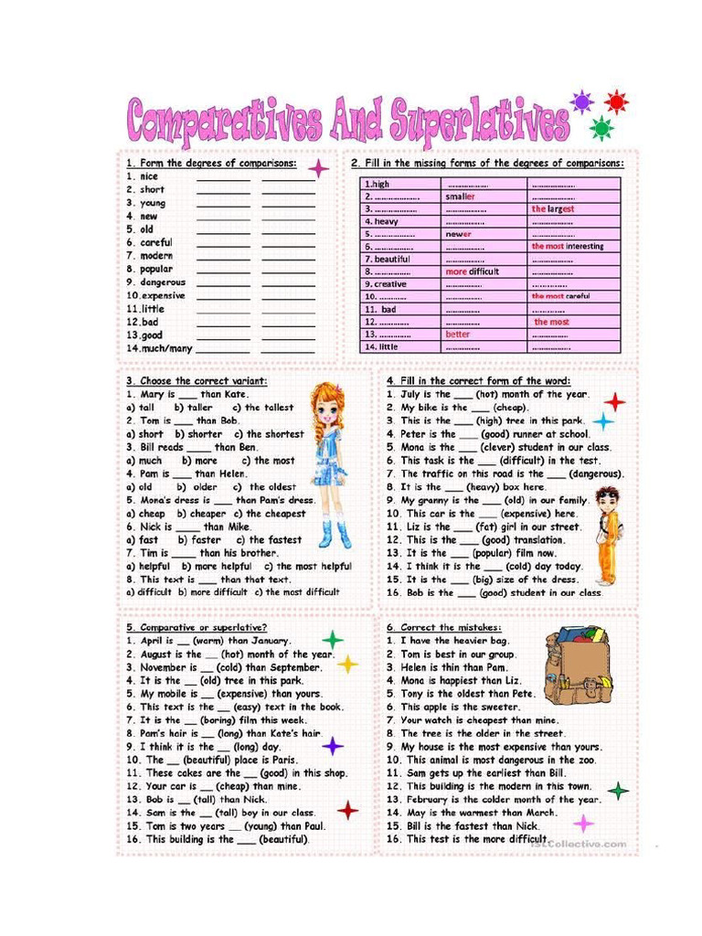 Comparative and Superlative | PDF