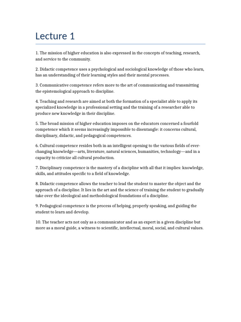 Lecture 1 Filled Answers | PDF