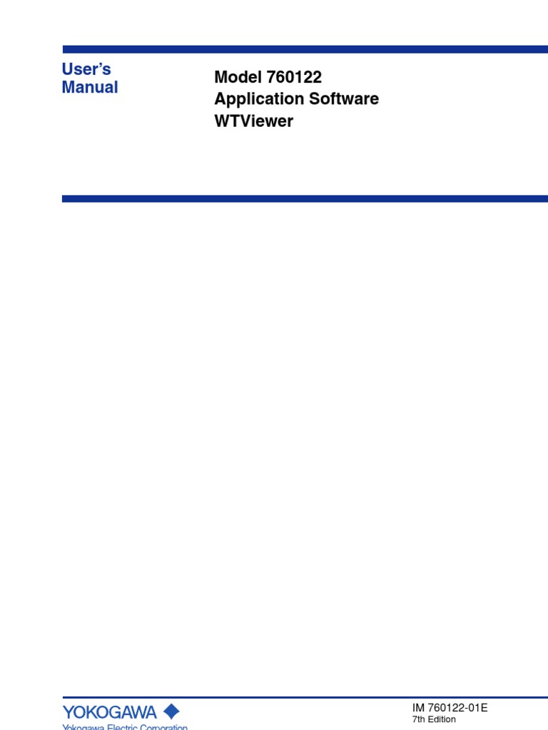 IM760122-01E - 070 SW Yokogawa | PDF | License | File Format