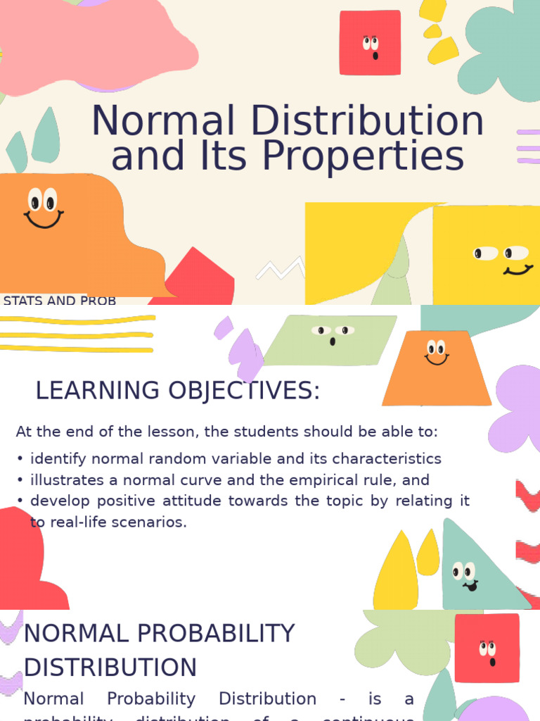 Normal Probability Distribution | PDF | Normal Distribution | Applied Mathematics