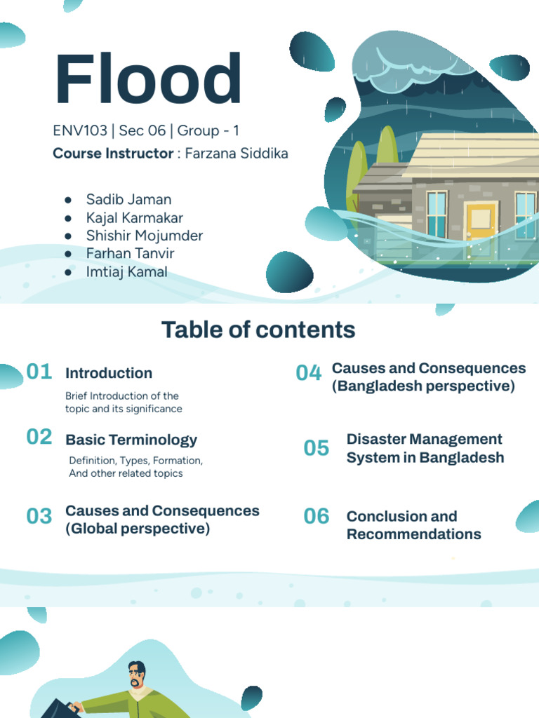 ENV103_Presentation_Group01 | PDF | Flood | Emergency Management