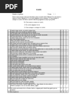 SCARED Escala para Trastornos Ansiedad Del Niño | PDF | Ocio