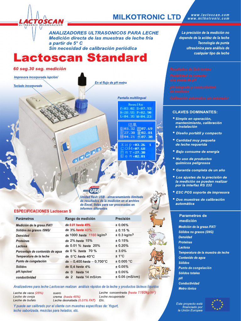 Lactoscan Brochure_S_ES | PDF