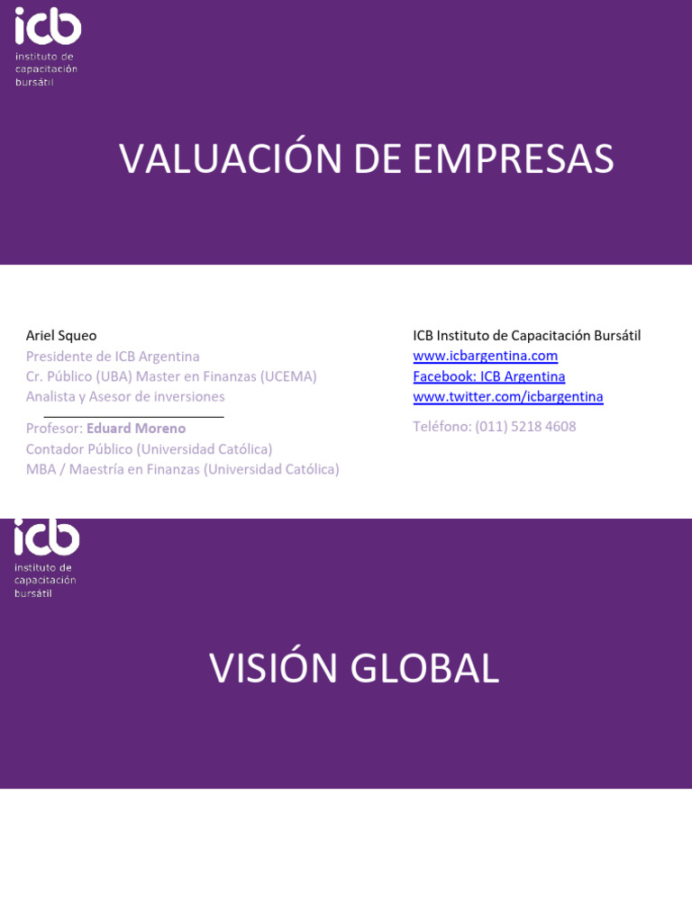 Análisis e Interpretación de EECC (Valuación de Empresas) | PDF | Compartir (Finanzas ...