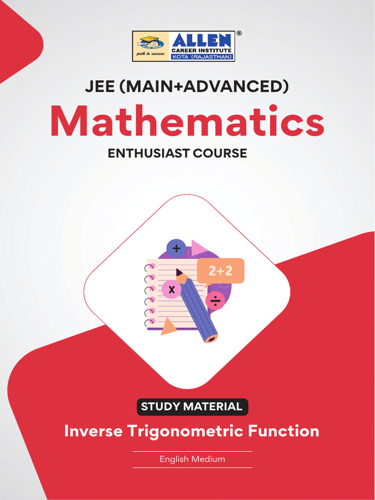 Inverse Trigonometric Functions-Theory | PDF