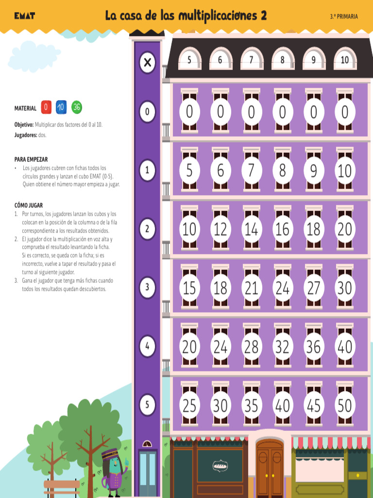 La+Casa+de+Las+Multiplicaciones+2 ESP EMAT3 | PDF