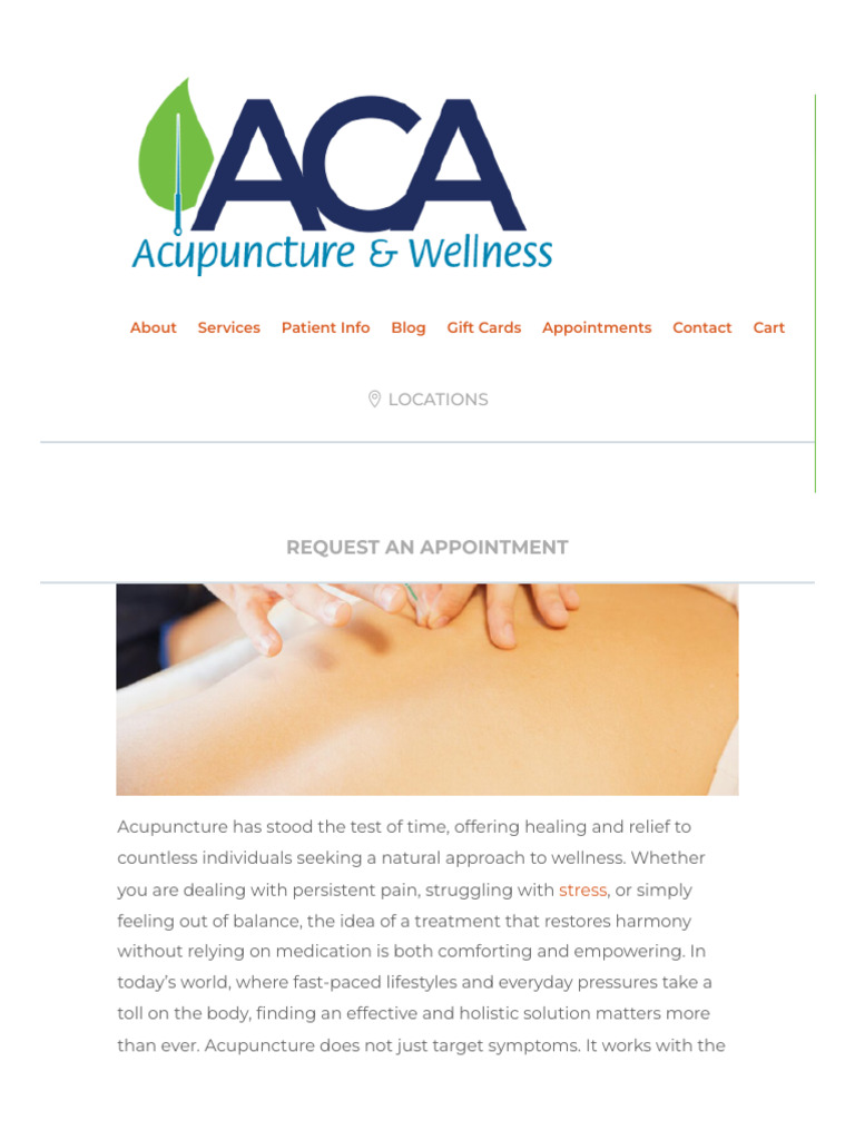 Top 10 Benefits of Acupuncture - ACA Acupuncture and Wellness | PDF ...