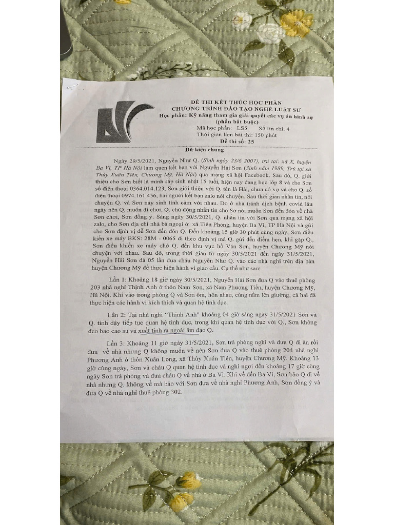 De Thi LS5 Thang 32025 | PDF