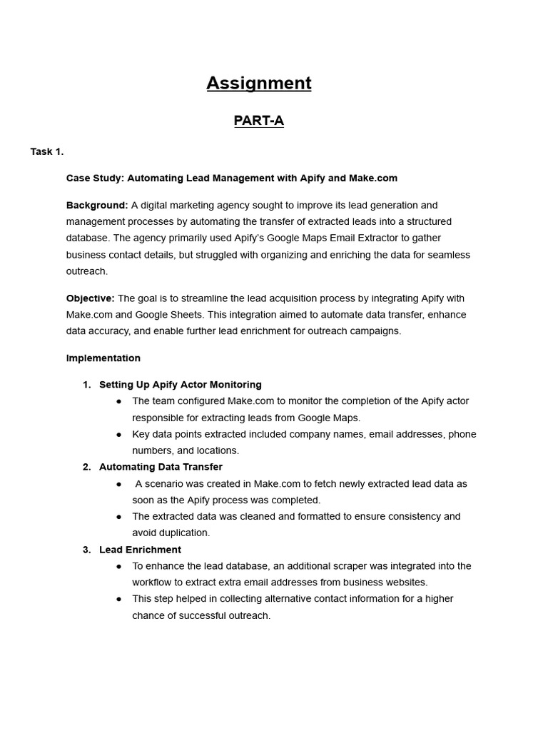 AI Automation Assignment-3 | PDF | Automation | Databases
