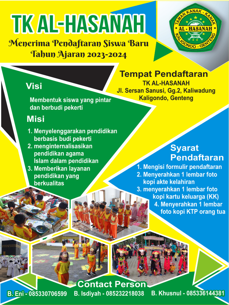 Brosur TK Al-Hasanah | PDF