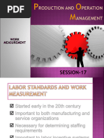 Standard Work Time Observation Sheet Template | PDF