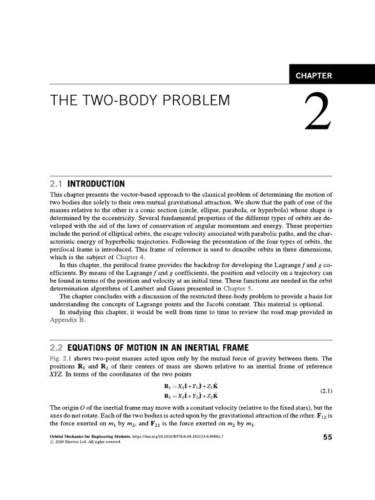 2 Body Problem | PDF