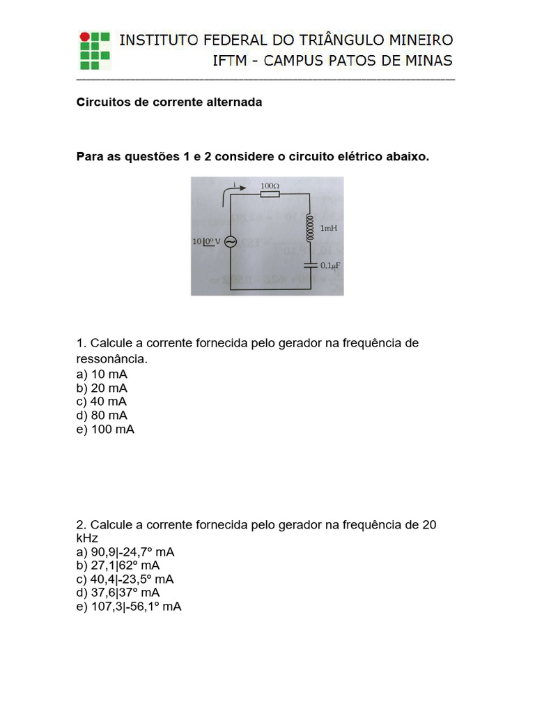 Atividade TEC2 | PDF